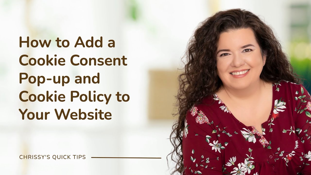 How to Add a Cookie Consent Pop-up and Cookie Policy to Your Website - Website Success Academy